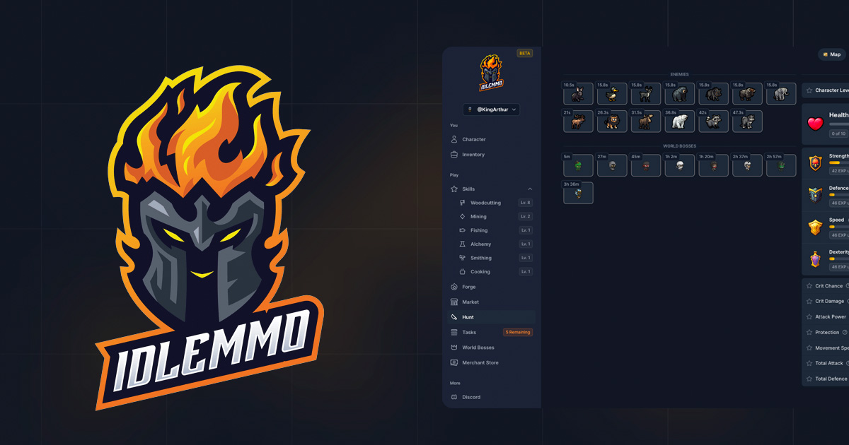 Idle MMORPG - Play Now | IdleMMO